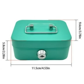 SkyAuks Piggy Bank, Cash Box with Money Tray and Key Lock to Secure ...