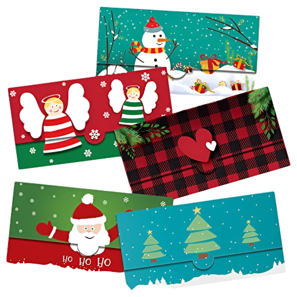Walmart Christmas Money Cards with Envelopes - 60 Piece Set, Holiday ...