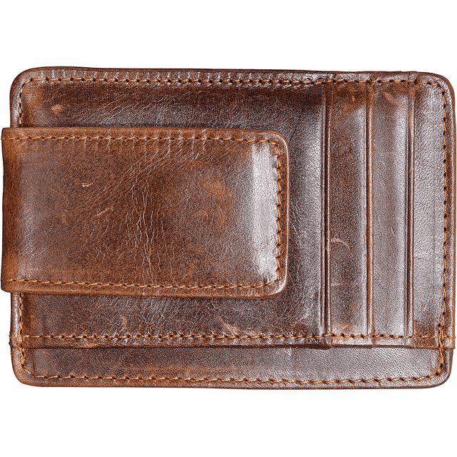 Money Clip RFID Front Pocket Wallet Men's Leather Slim Minimalist ...