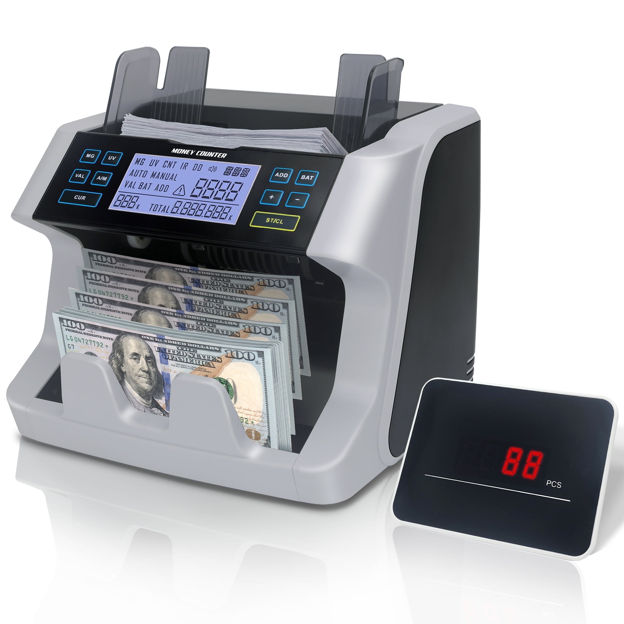 Money Counter Machine,Dollar,UV/MG/IR Counterfeit Detection Bill ...