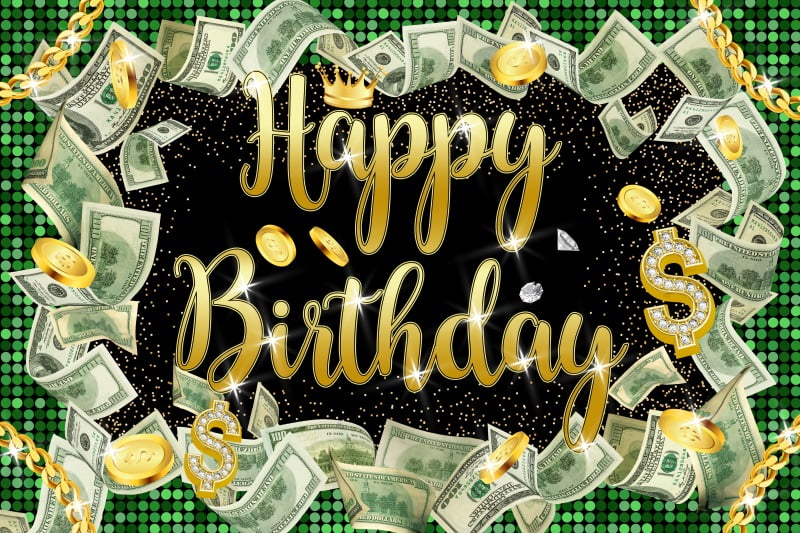 Money Dollar Bill Green BackdropMoney Bag Gold Hip Hop Boy Girl Cash ...