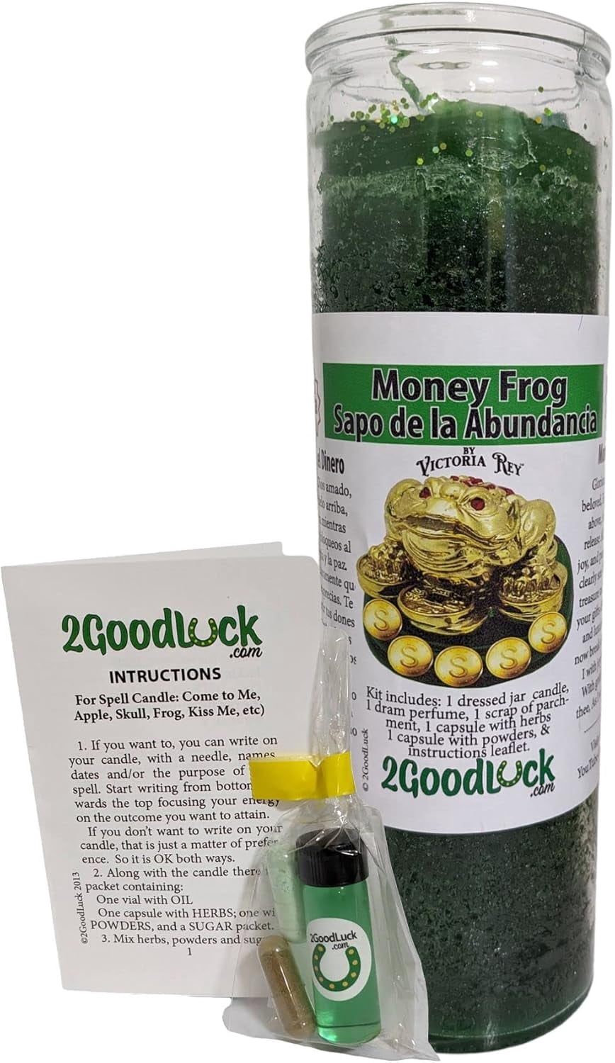 Money Dressed Candle - Sapo para La Abundancia - Walmart.com