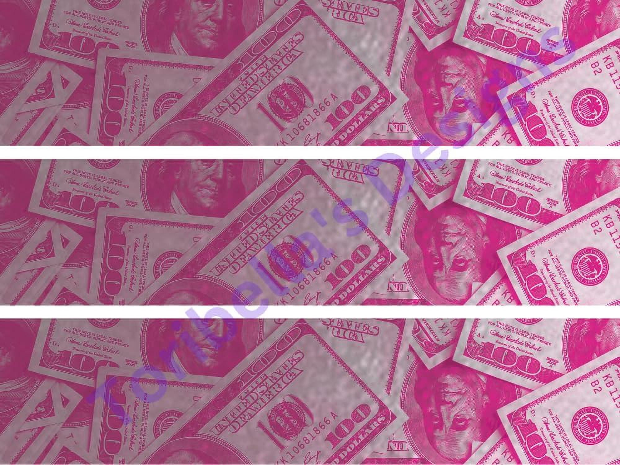Money Edible Cake Border Side Strips Topper Frosting Sheet Icing Paper ...
