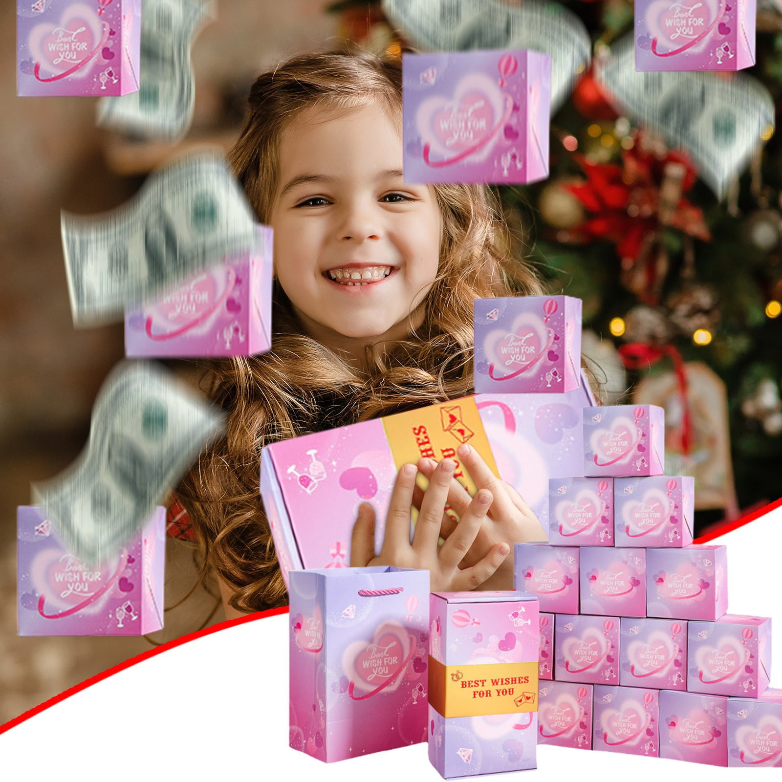 Money Gift Boxes for Cash Money Box, Valentine's Day Money Pop Up Box ...