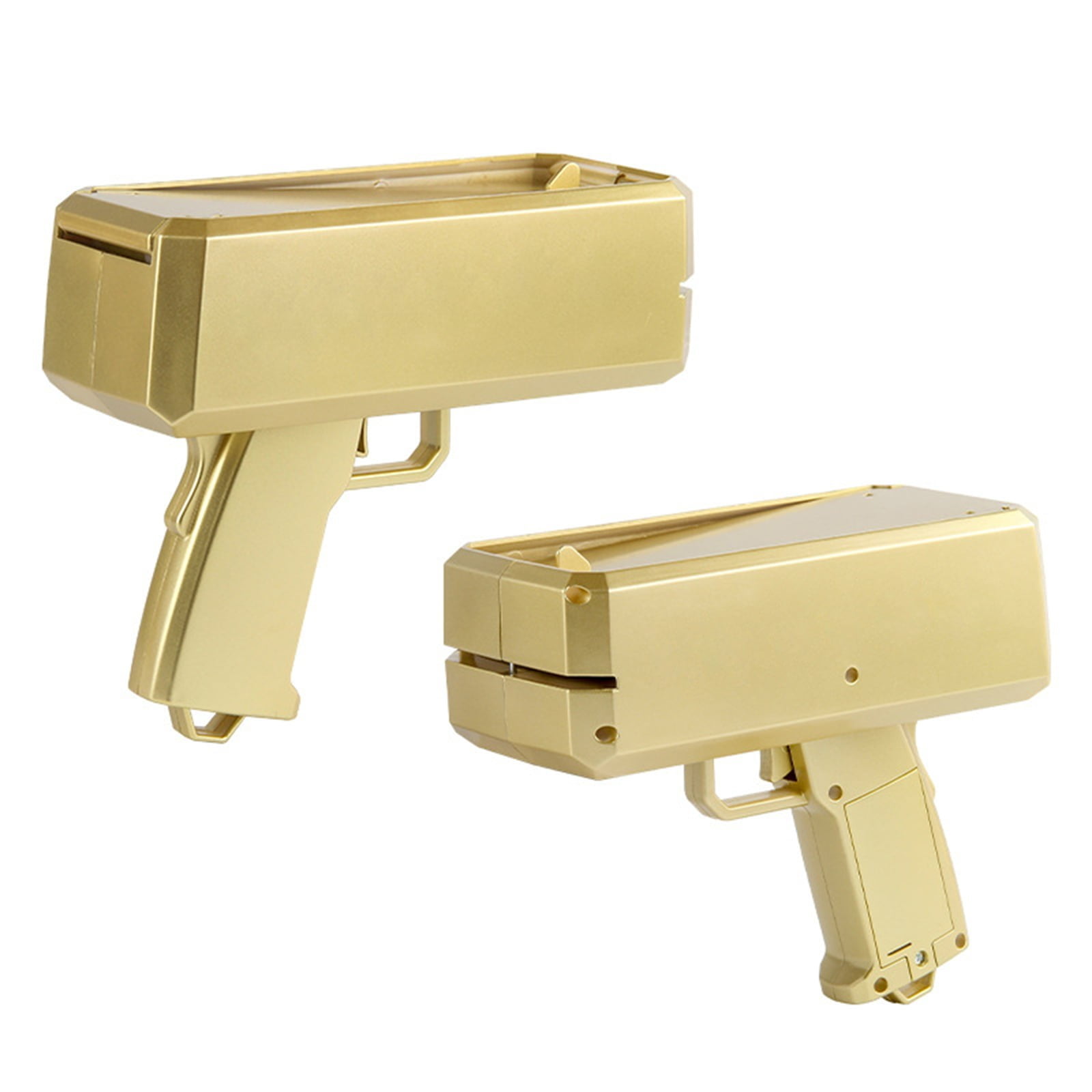 Money Gun Paper Spray Toy Cash Rain Money Machine - Gold Shiny Surface ...
