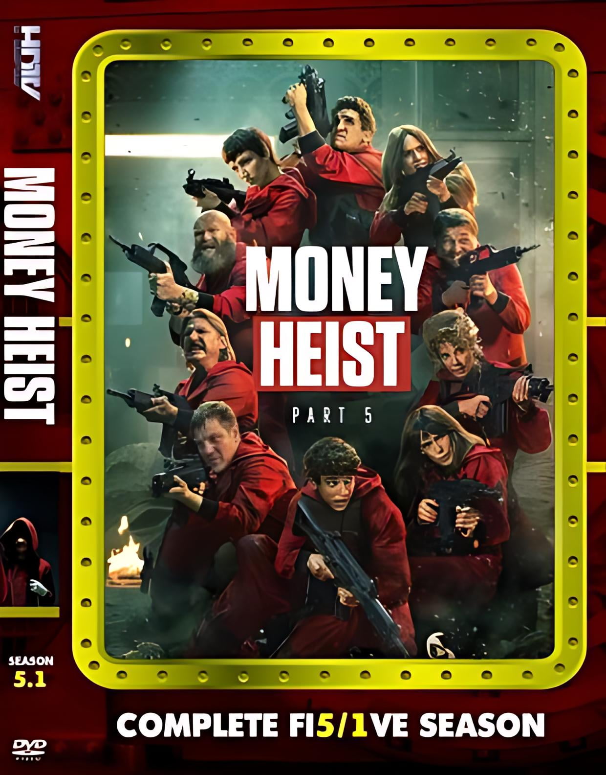 Money Heist: Season 5 part 1 dvd - la casa de papel - Walmart.com