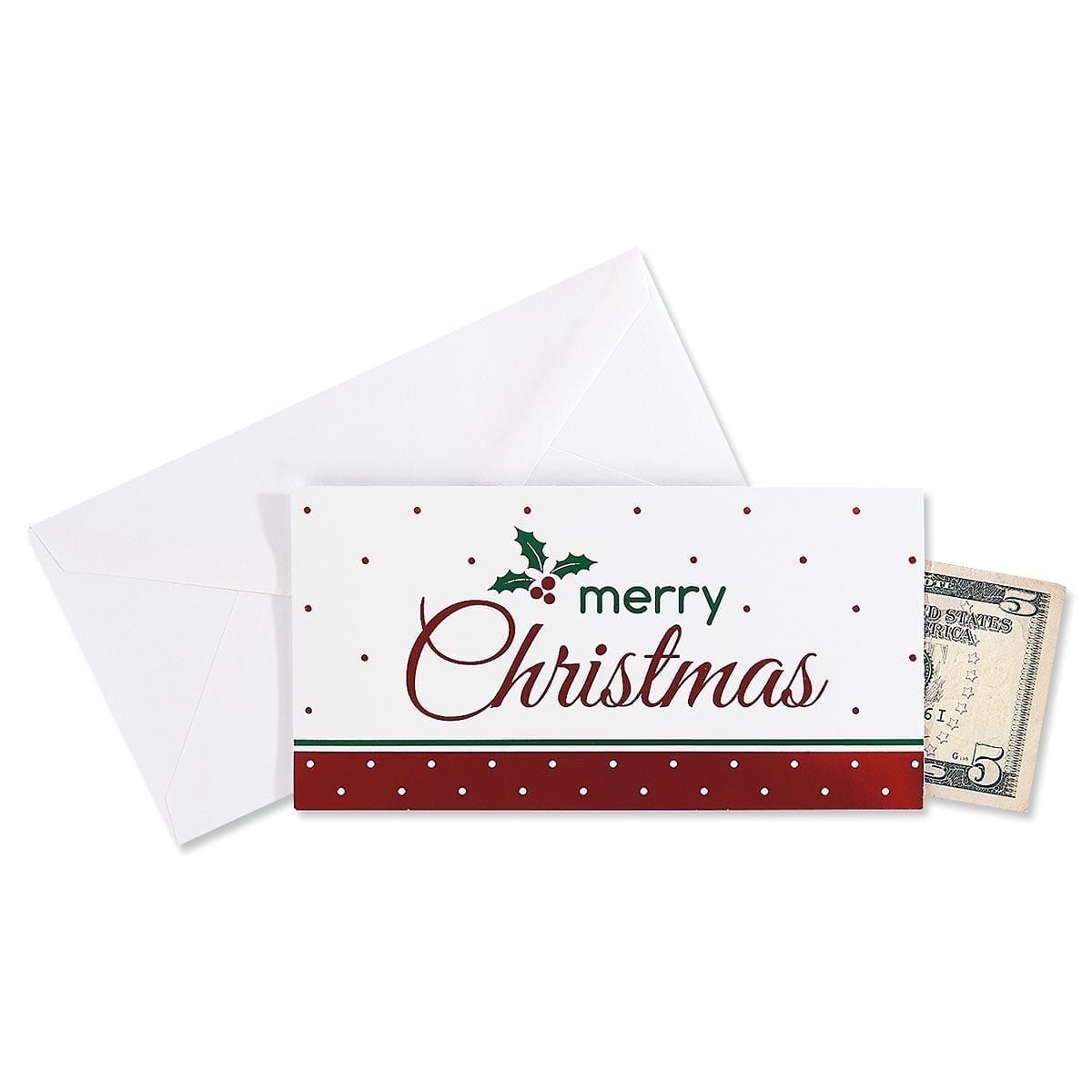 Current Foil Merry Christmas Money Holder Holiday Cash Greeting Cards ...