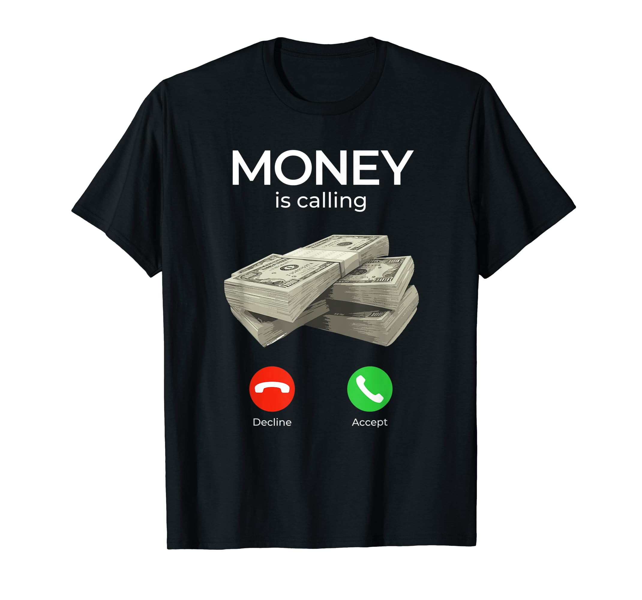 Money Is Calling Cash Shirt Funny Business Hustler Men Vintage Casual T ...