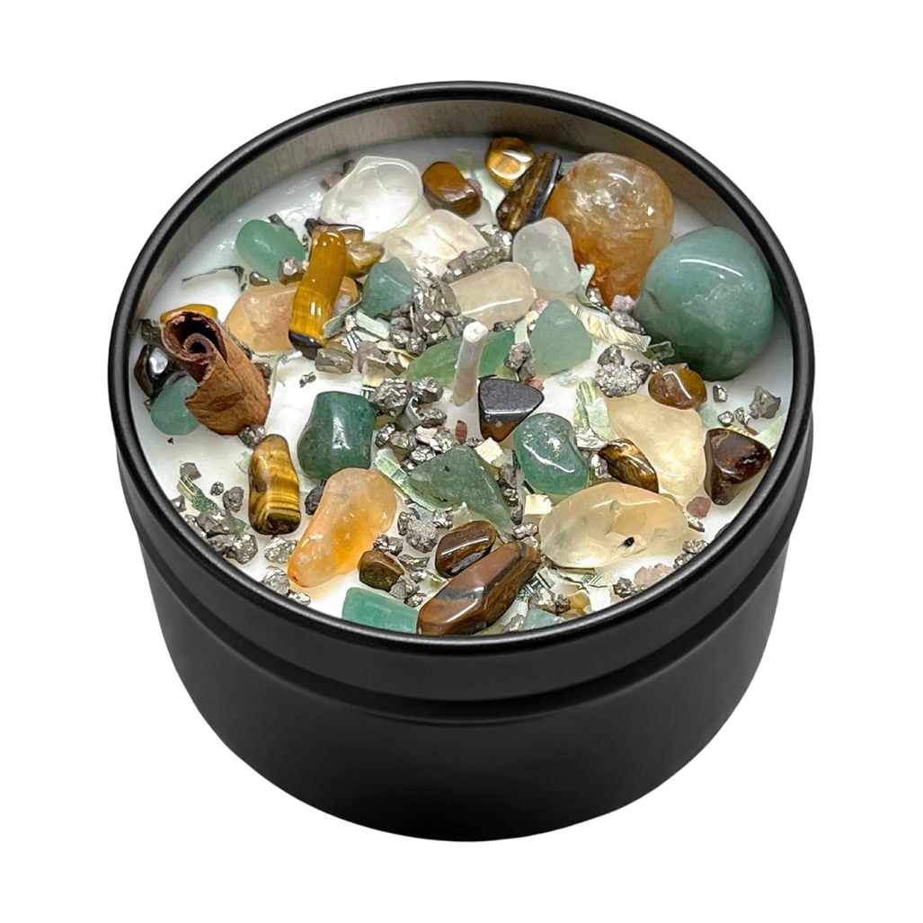 Money Magnet Manifestation Herbal Intention Candle | Ritual Altar Tool ...