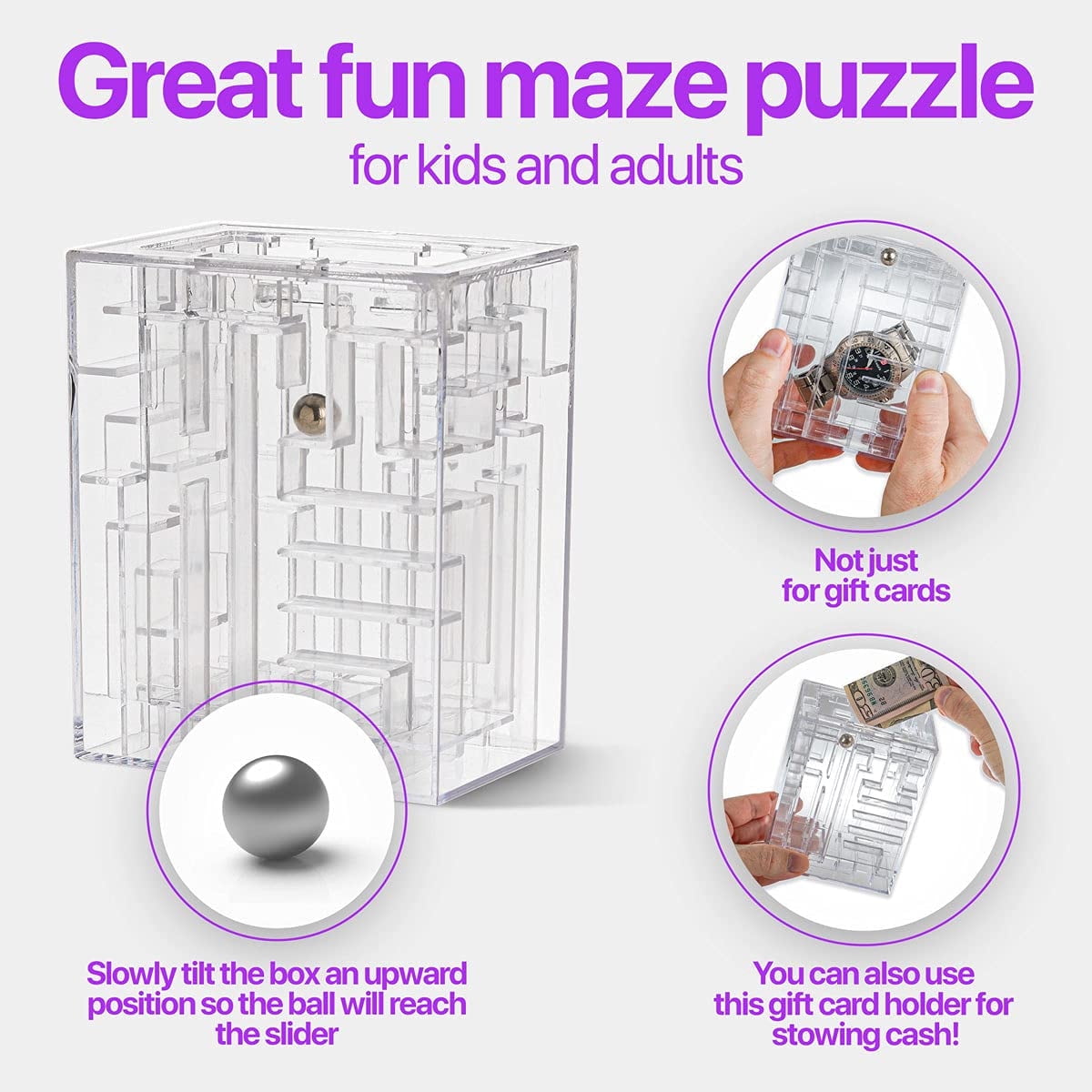 Money Maze Gift Card Holder and Cash Gift Holder - Money Puzzle Gift ...