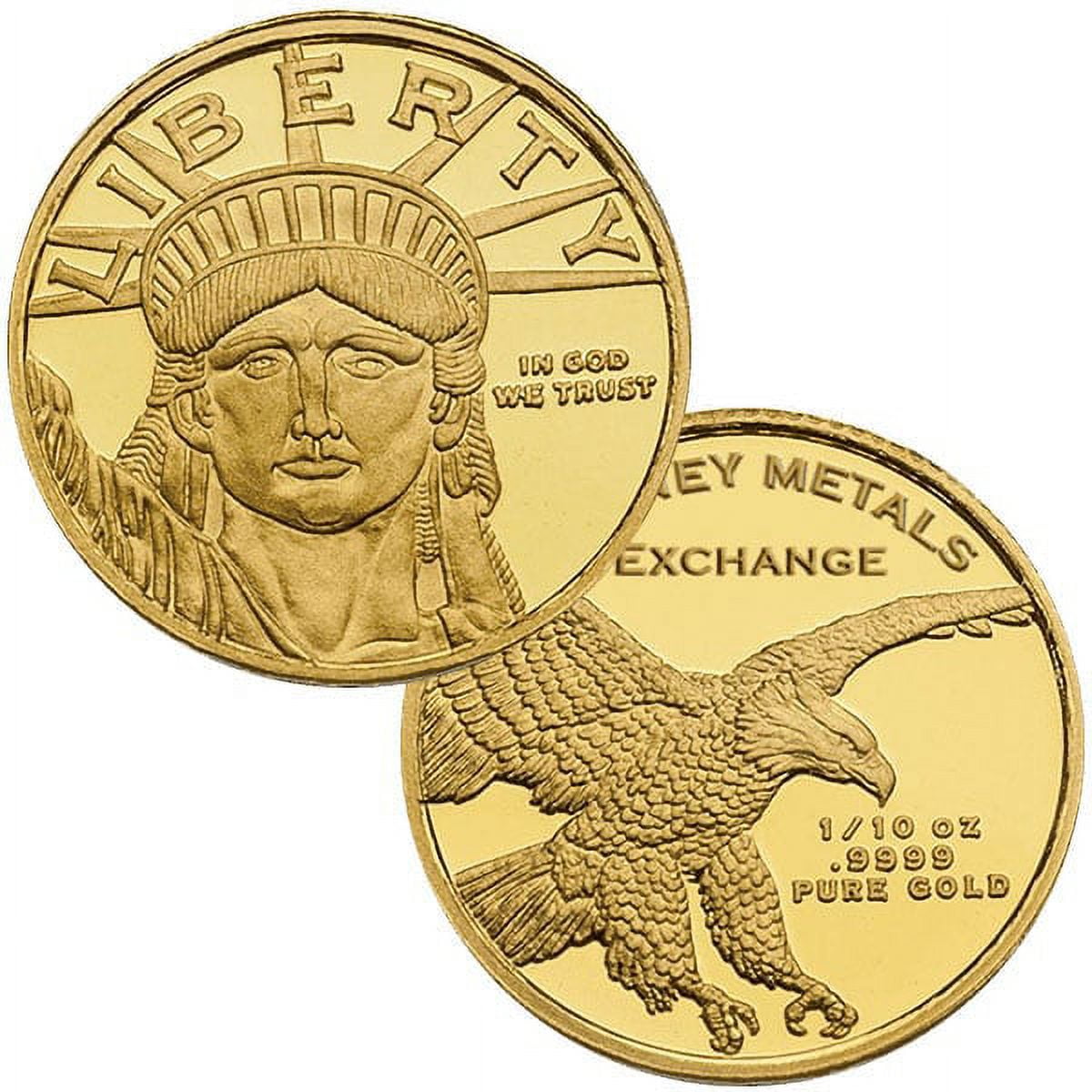 Money Metals Mint 1/10 oz Lady Liberty Gold Rounds , Bullion - Walmart.com