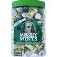 Money Mints-100ct-Individually Wrapped Spearmint Breath Mints with Jar ...