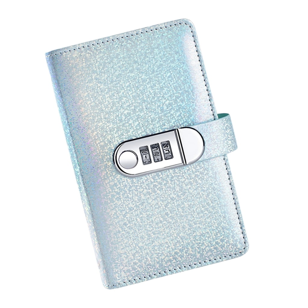 Money Organiser Book Password Lock 50 Pocket Cash Collection Album for ...