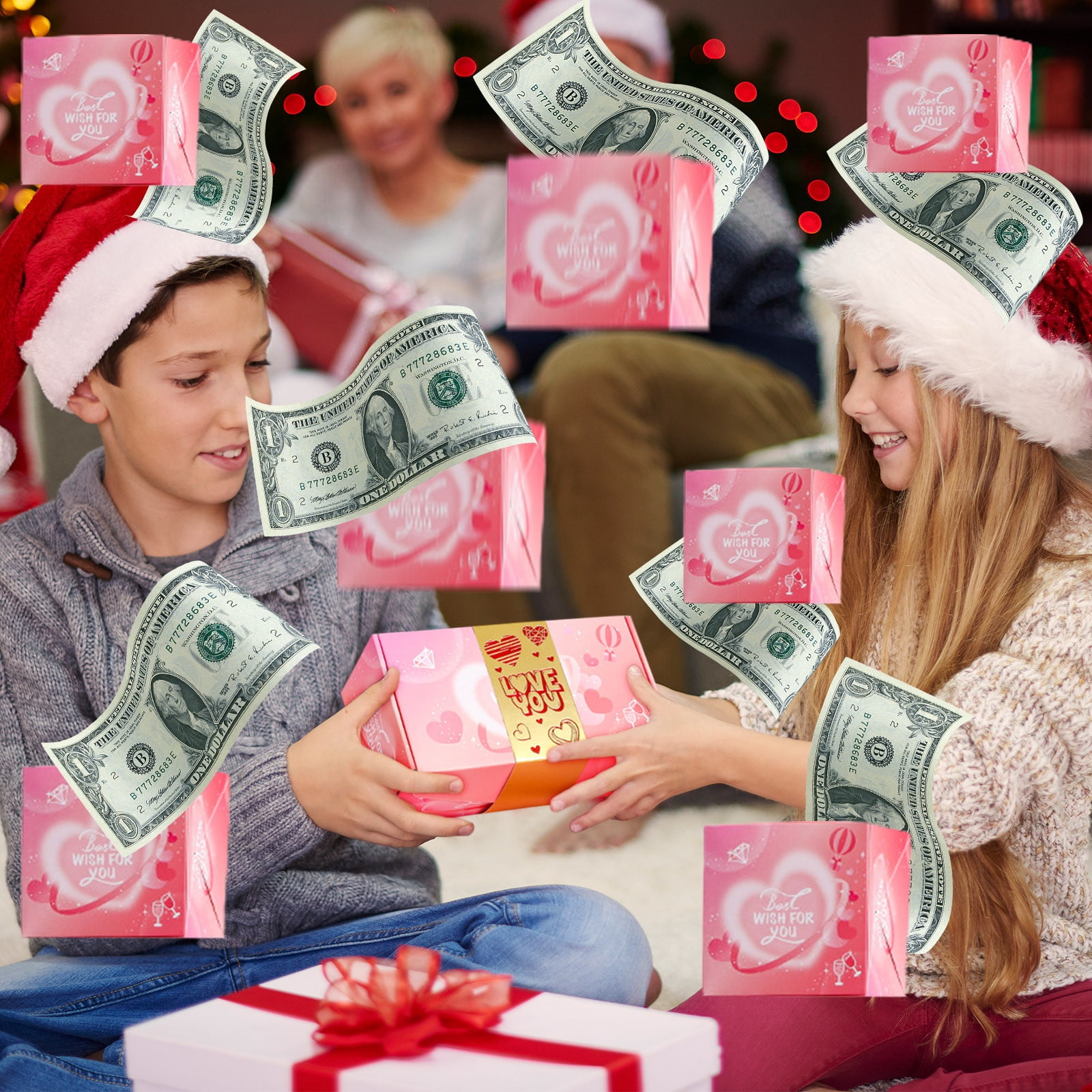 Money Pop Up Gift Box for Birthday, Unique Folding Bouncing Soccer ...