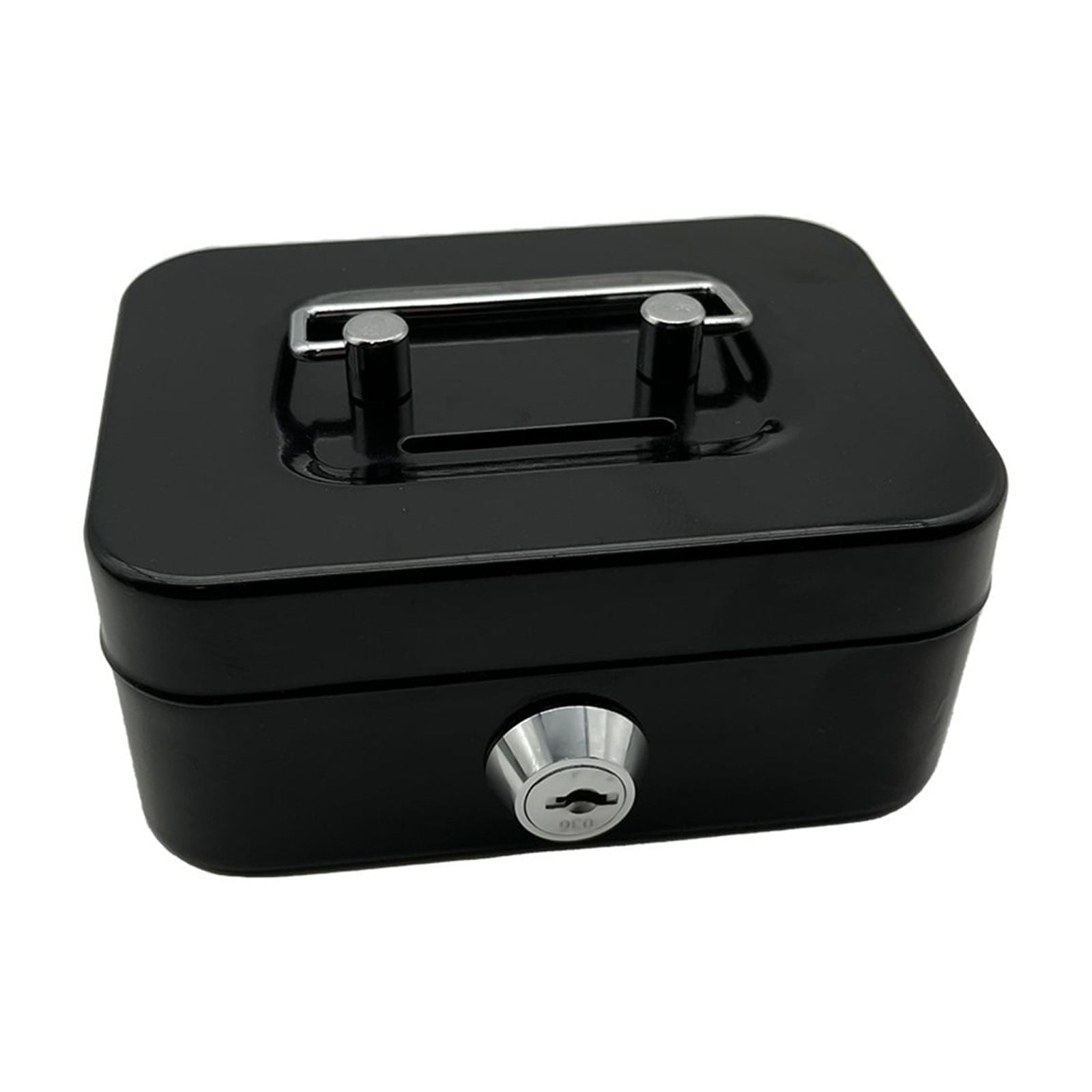 Money Safe Lockable Cash Box with Key,Portable Piggy Box Made of Metal ...