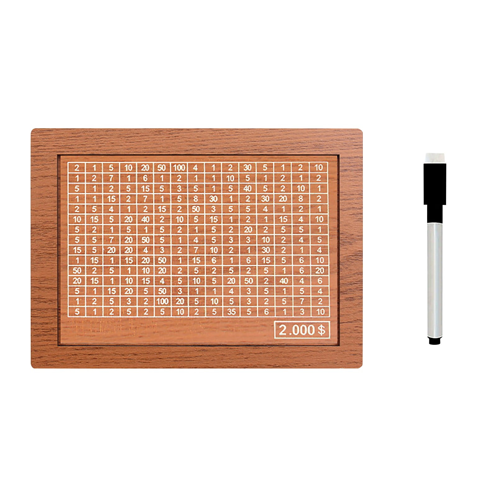 Money Saving Box,Cash Vault Wooden Savings Box 2000 Dollar,Cash Saver ...