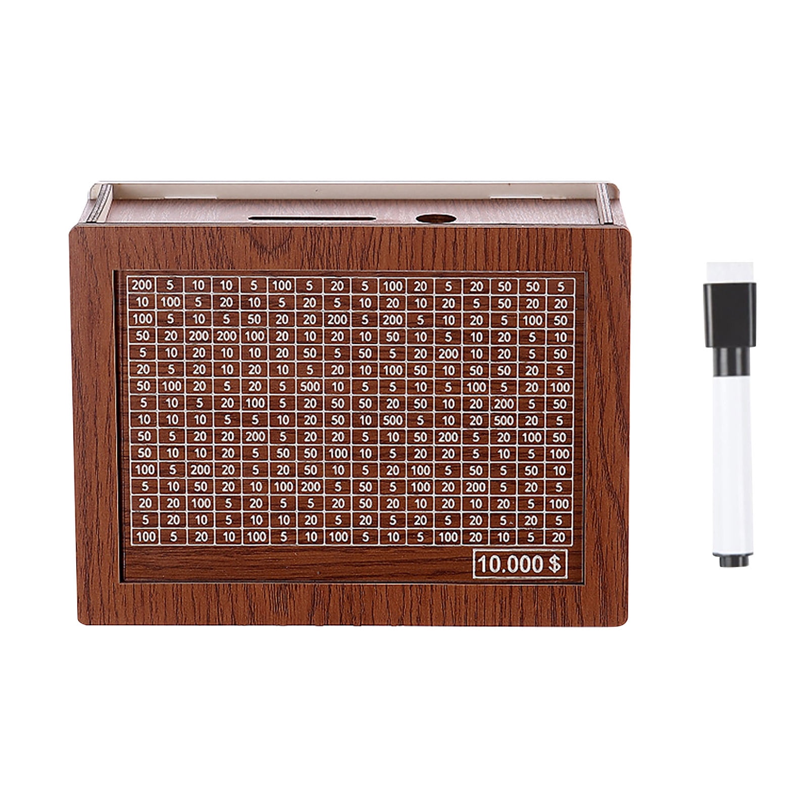 Money Saving Box,Saving Money,Wooden Money Saving Box, Cash Vault ...
