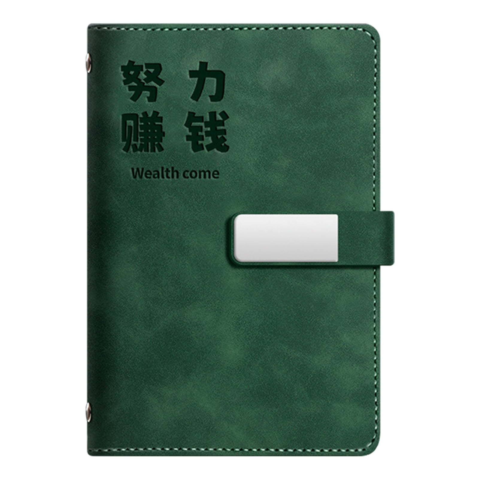 Money Saving Notebook Refillable Leather Budget Planner With 90 Pages 6 ...
