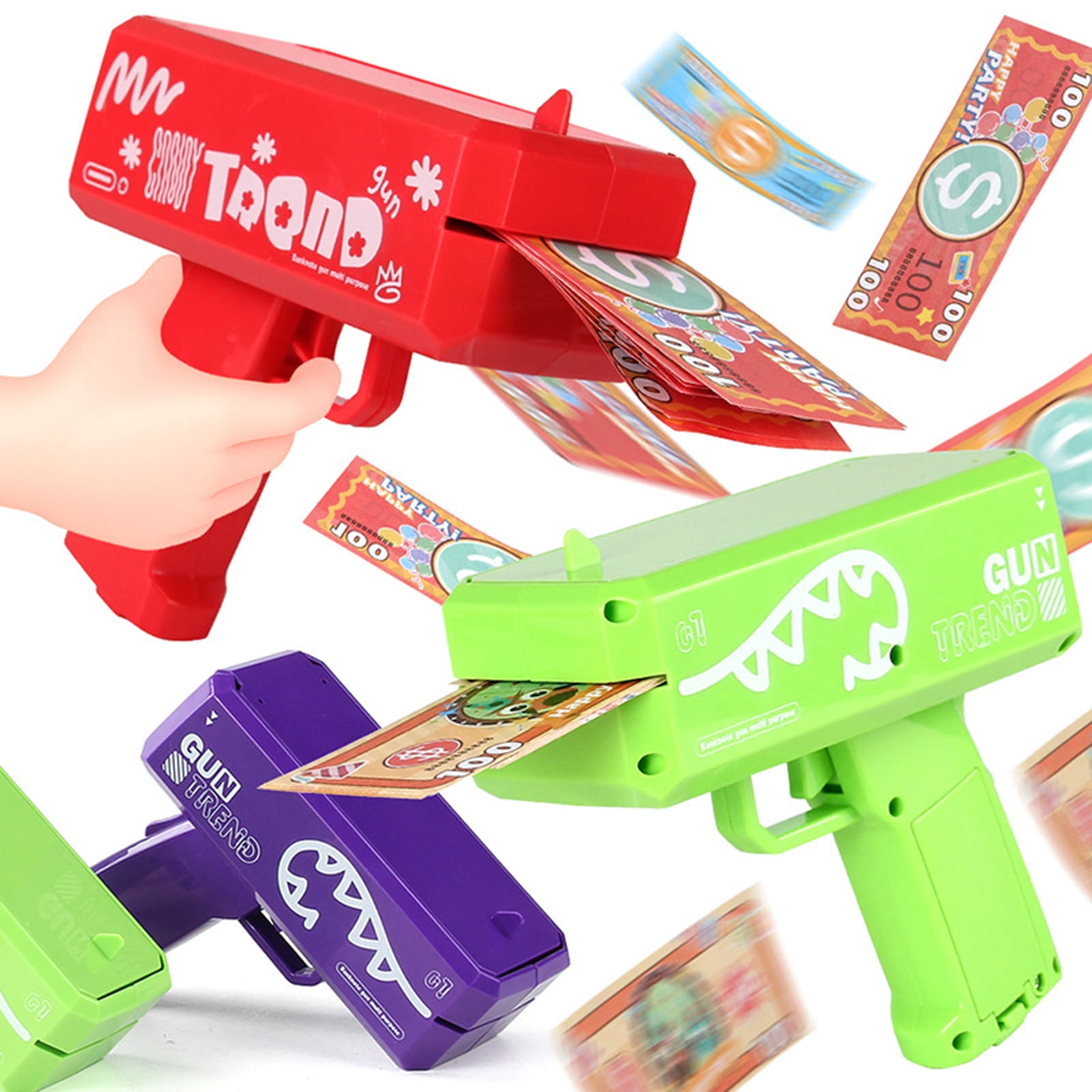 Money Shooter Toy Roller Design High Horsepower Motor Fake Money ...