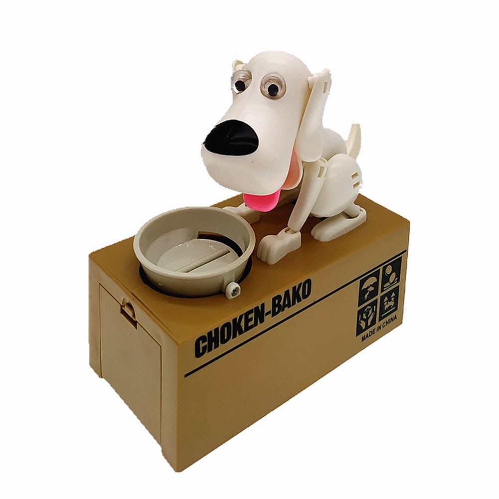 Money Stealing Dog Children\\\'S Piggy Bank Money Fan Puppy Ornament ...
