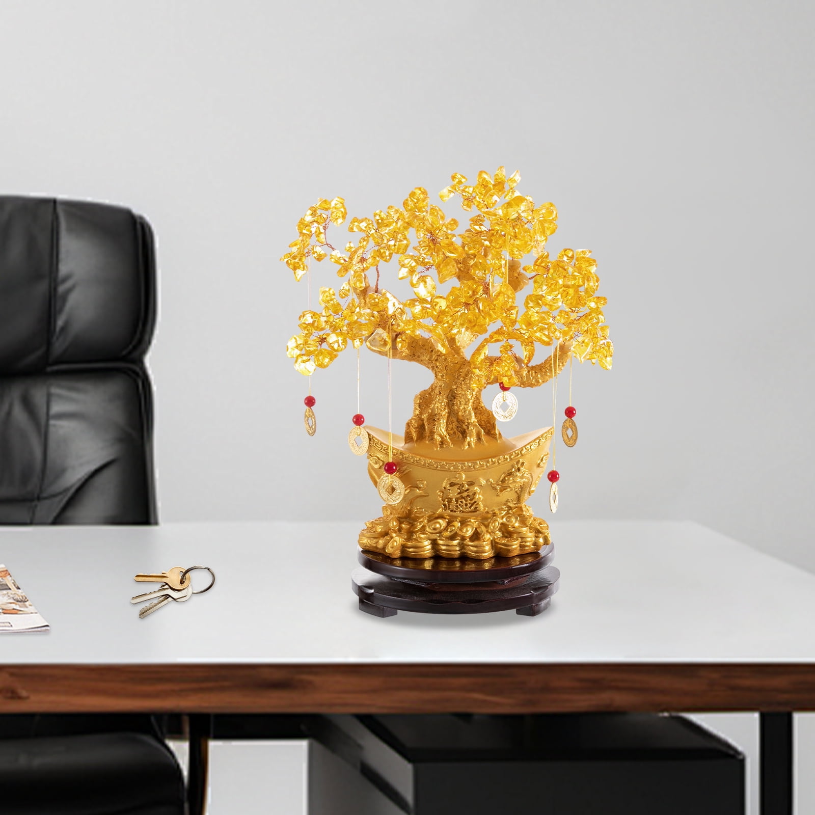 Money Tree Decoration, Decoration for Wealth& Luck For The Office, Home ...