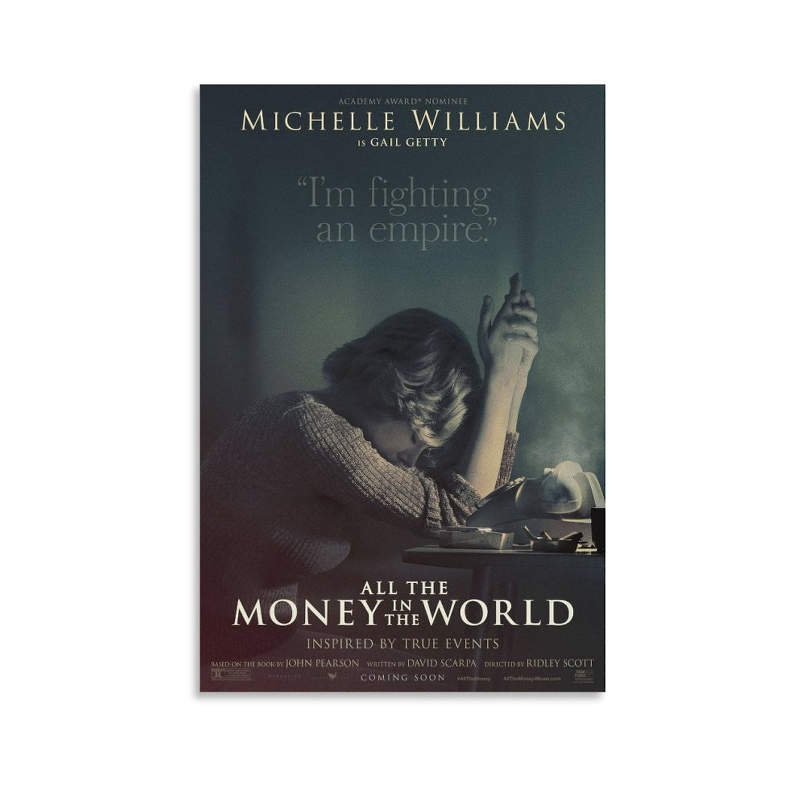 All The Money in The World Classic Movie Poster Poster Cool Artworks ...