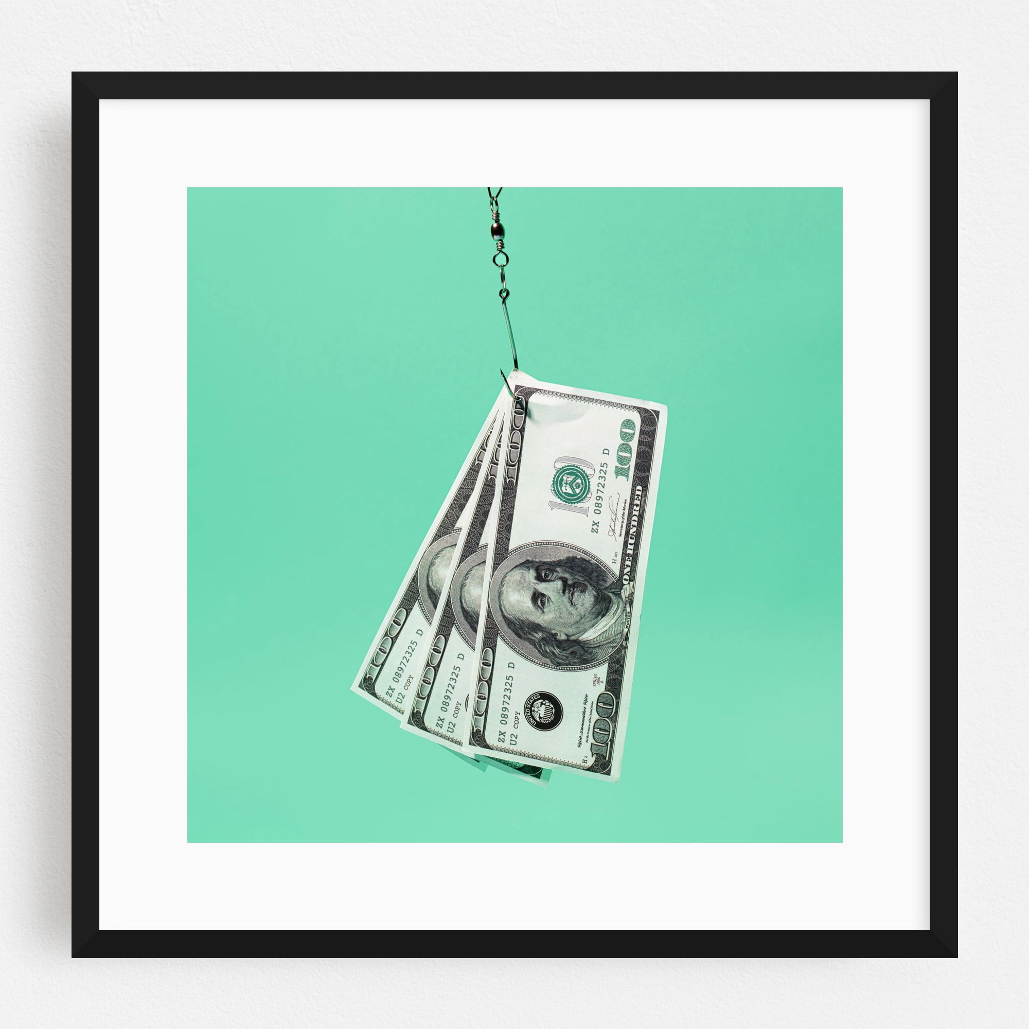 Money trap - Photography Modern Art Black Framed Wall Art Print 20 x 20 ...