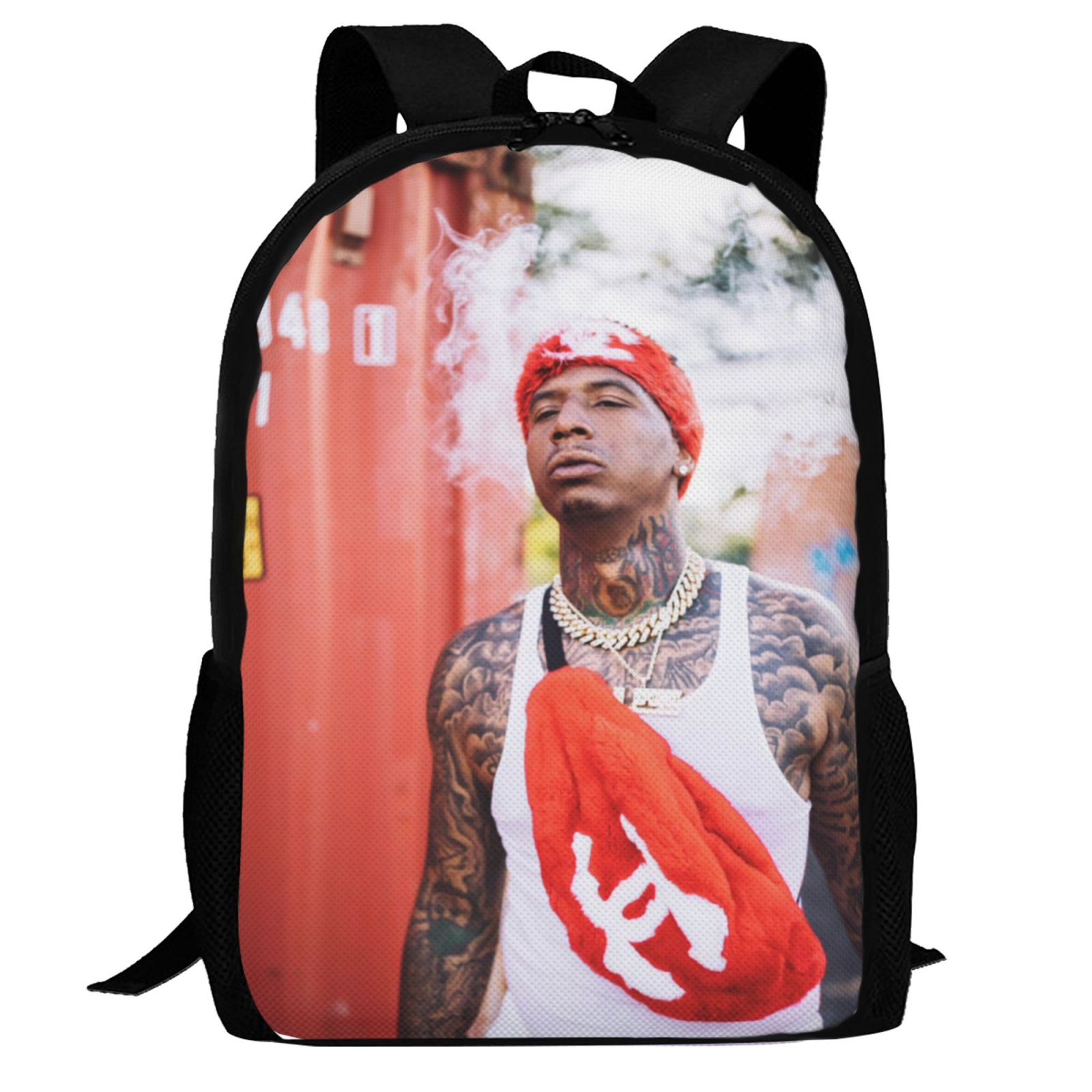 Moneybagg Yo Backpack,3d Print Laptop Backpack Lightweight Casual ...
