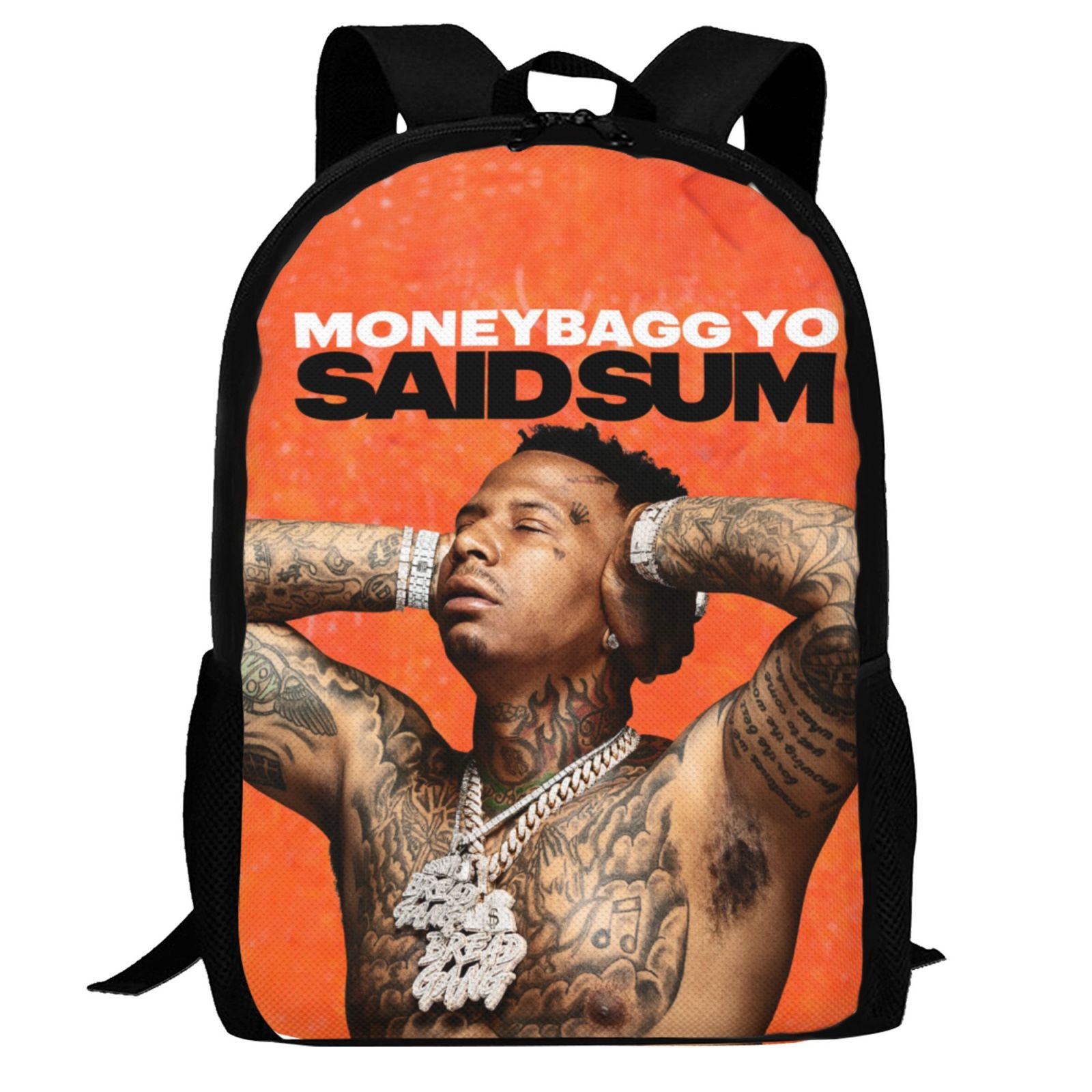 Moneybagg Yo Backpack,3d Print Laptop Backpack Lightweight Casual ...