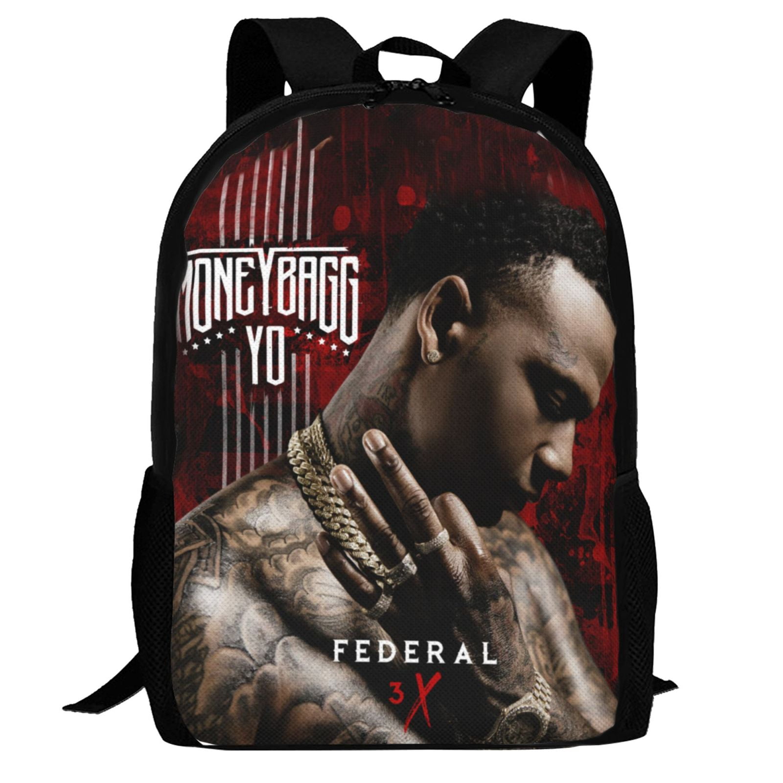 Moneybagg Yo Backpack,3d Print Laptop Backpack Lightweight Casual ...