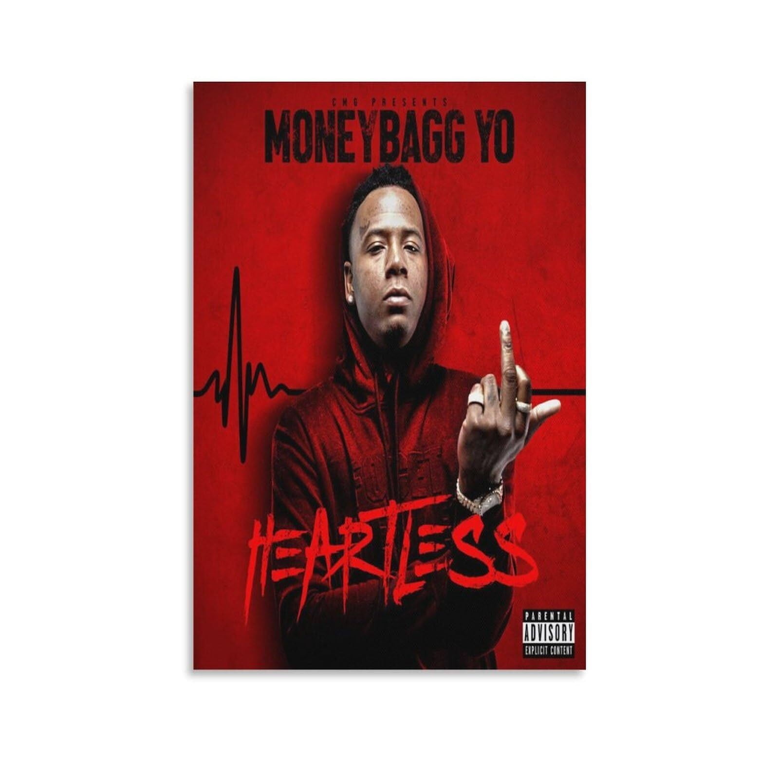 Moneybagg Yo Heartless Canvas Poster Bedroom Decoration Landscape ...