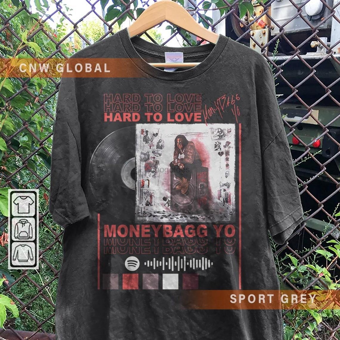 Moneybagg Yo Rap Shirt Hard To Love Album 90s Y2K Merch Vintage Hiphop ...