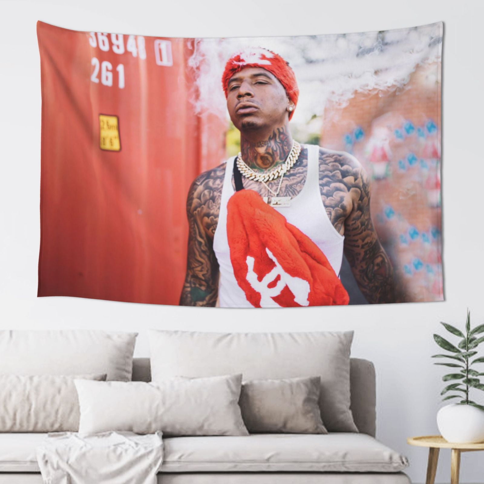 Moneybagg Yo Tapestry Wall Hanging Home Decoration Wall Blanket ...