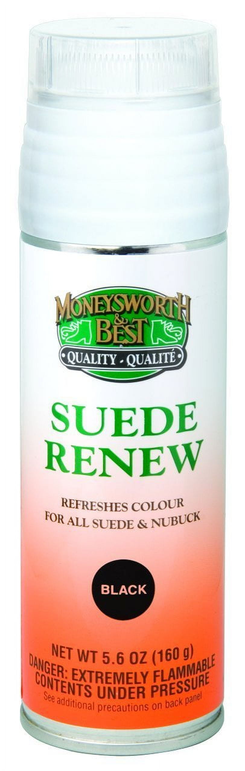 Moneysworth and Best Suede Renew Conditioner Color Spray, Black, 5.6 oz ...