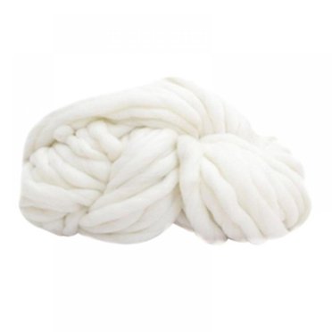 14 Colors Wool Thread Wool Yarn Super Soft Arm Knit Wool Roving Crochet ...