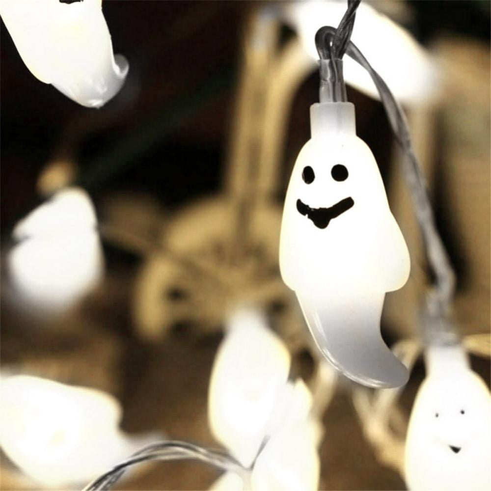 Monfince Halloween Ghost String Lights, Lanterns Ghost String Lights ...
