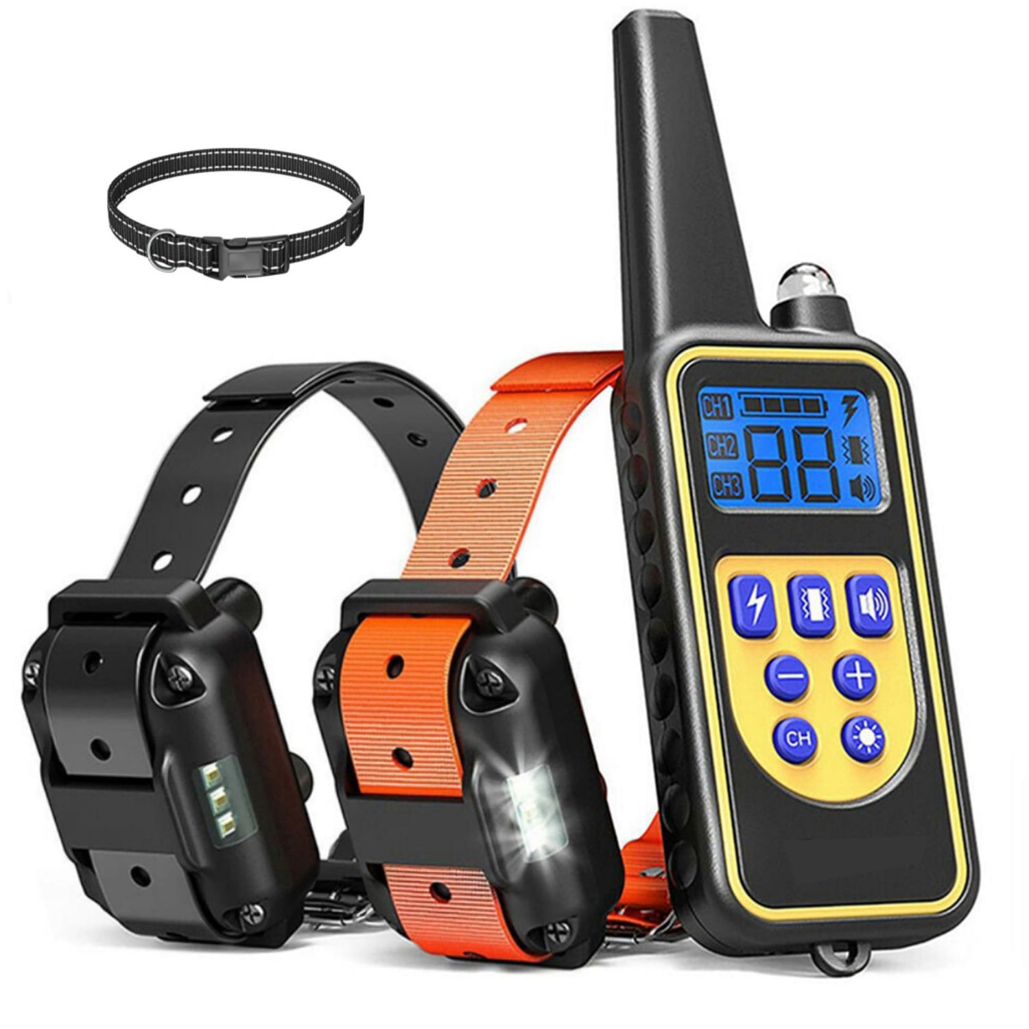 Monfince Remote Dog Vibraration Collar Waterproof Rechargeable Dog ...