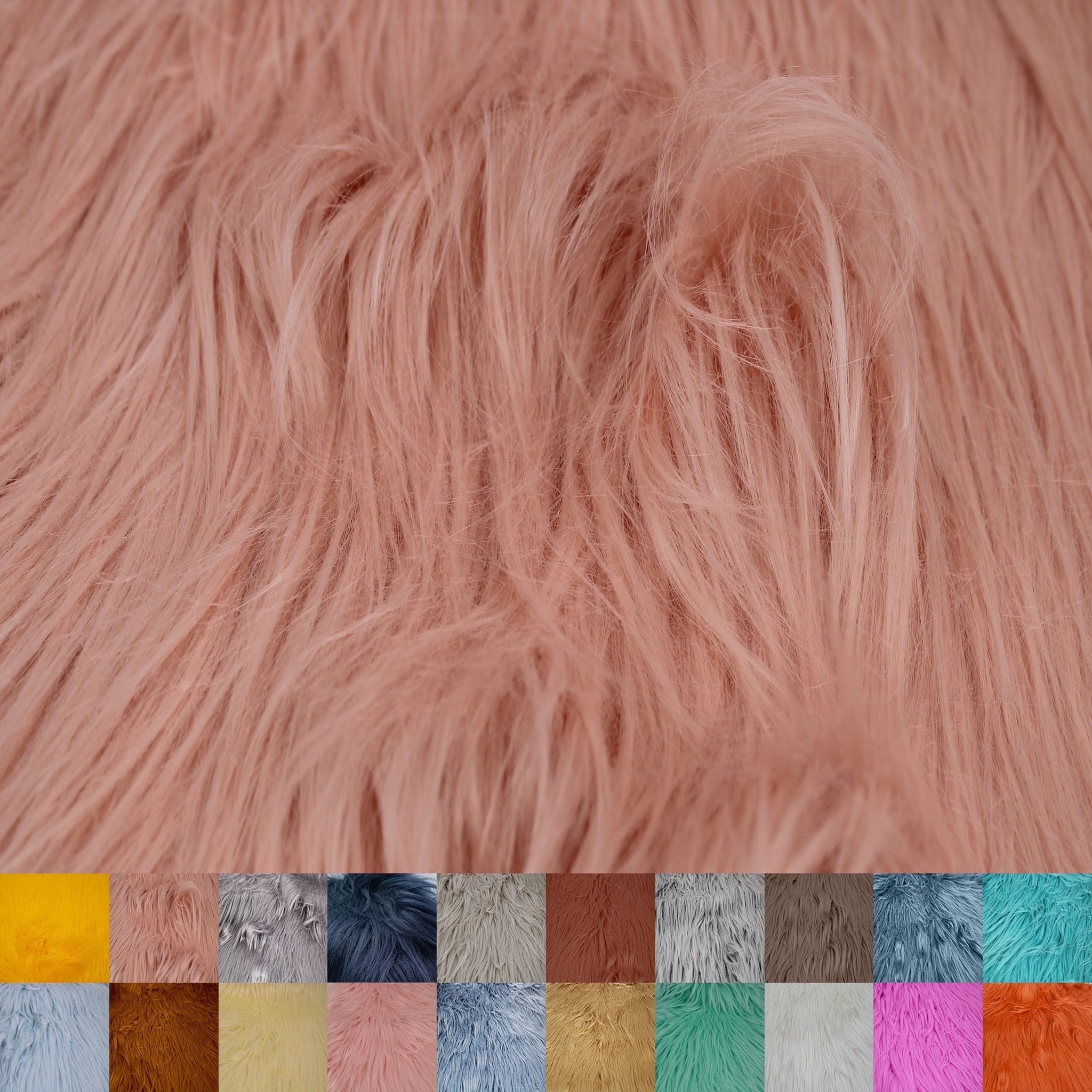 Mongolian Faux Fur-Christmas Fuzzy-Fabric by Half Yard-Fluffy, Shaggy ...