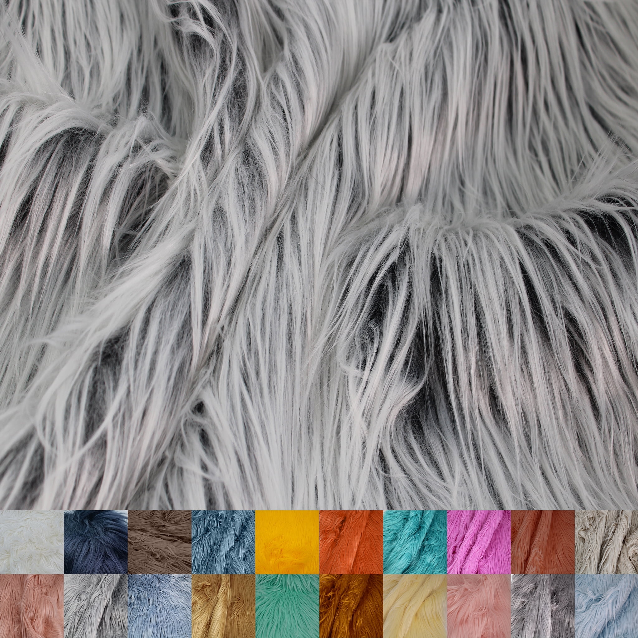 Mongolian Faux Fur-Christmas Fuzzy-Fabric by The Yard-Fluffy, Shaggy ...