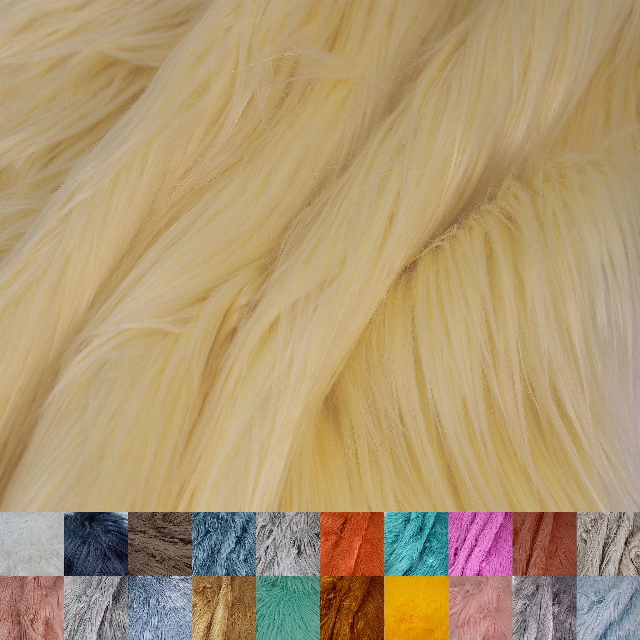 Mongolian Faux Fur-Christmas Fuzzy-Fabric by The Yard-Fluffy, Shaggy ...