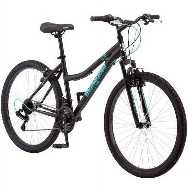 Mongoose Excursion Mountain Bike, Women's, 26", Black/Teal - Walmart.com