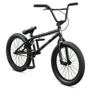 Mongoose Grid Mag 20-Inch BMX Freestyle Bike, Single Speed, Silver ...