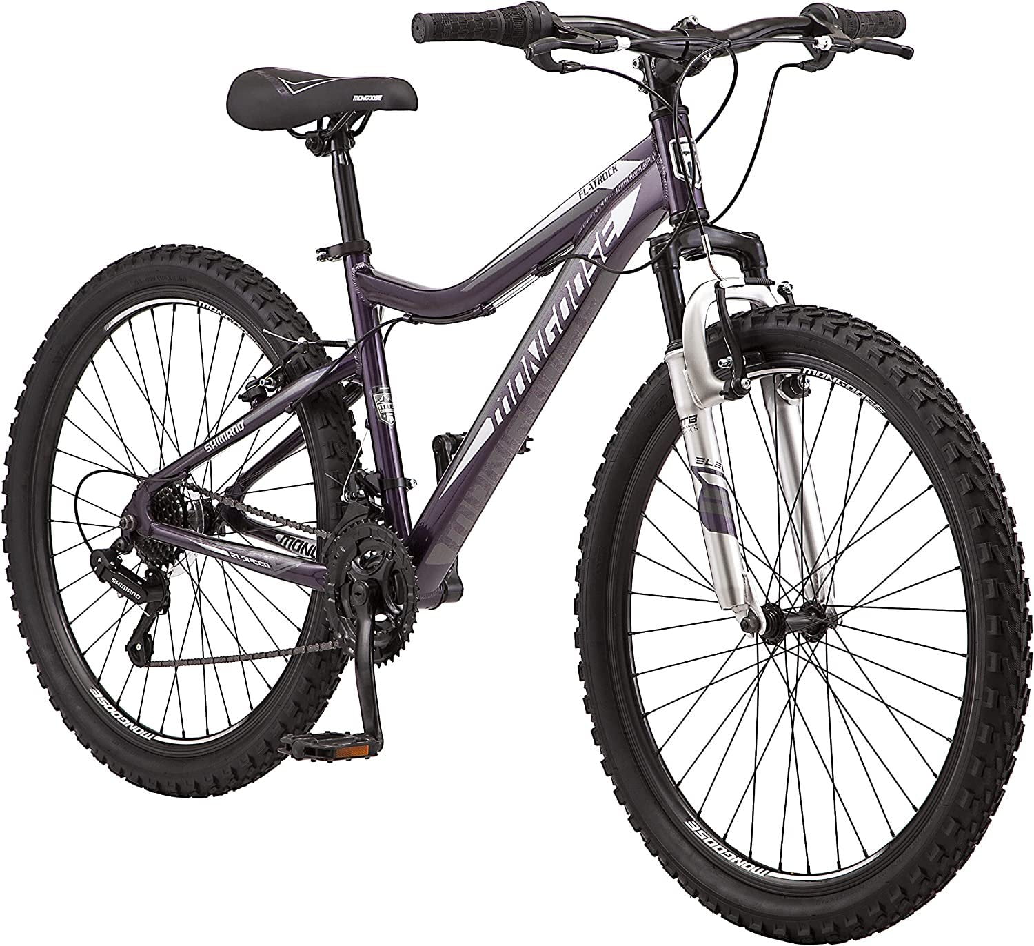 Mongoose Lightweight 26" Mountain Bike, Aluminium Gray - Walmart.com