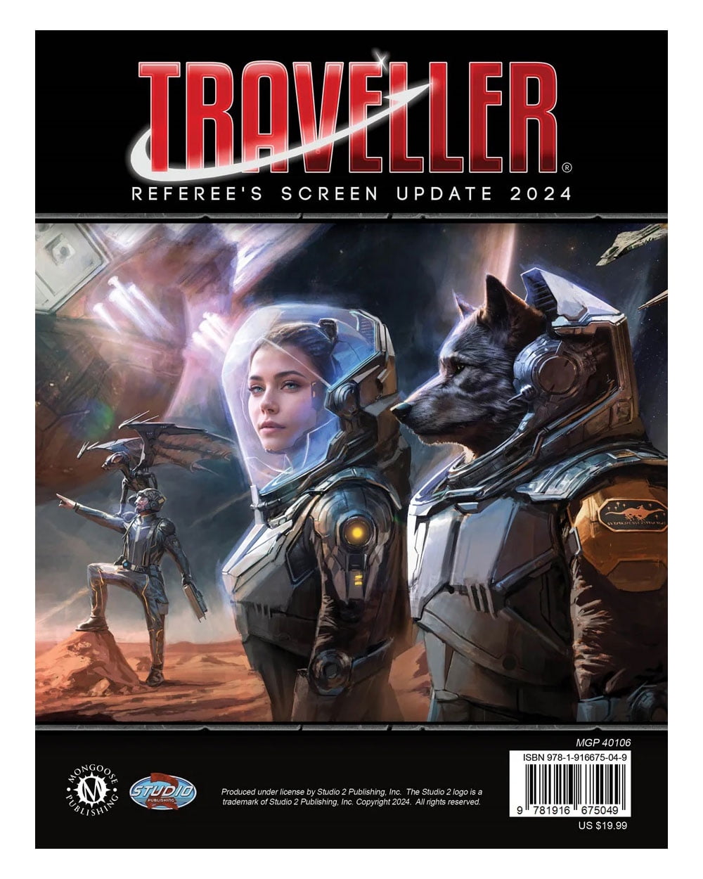 Mongoose Publishing Traveller Referee's Screen Update 2024 New - Walmart.com