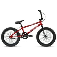 Mongoose Grid Mag 20-Inch BMX Freestyle Bike, Single Speed, Silver ...
