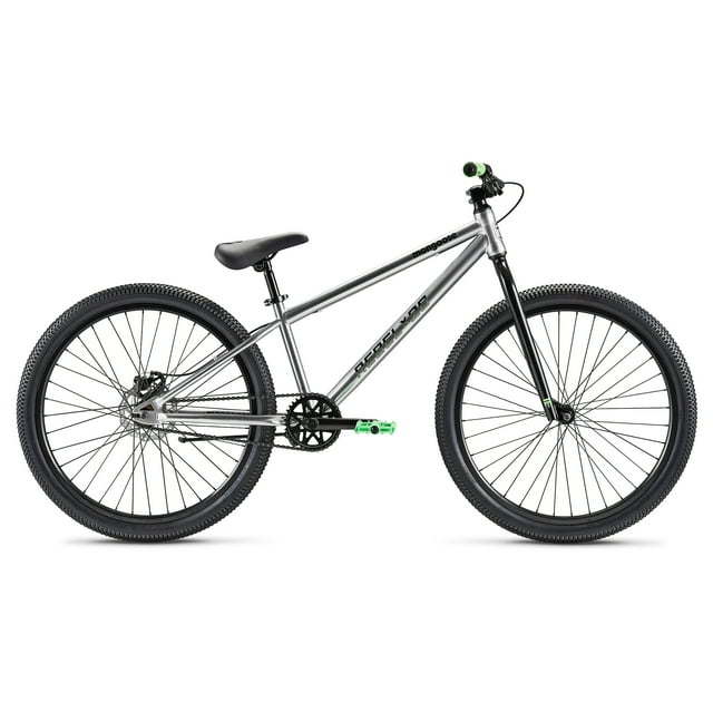 Mongoose Rebel X26 Adult Unisex 26-in. BMX Bike, Nickel Gray Bicycle - Walmart.com