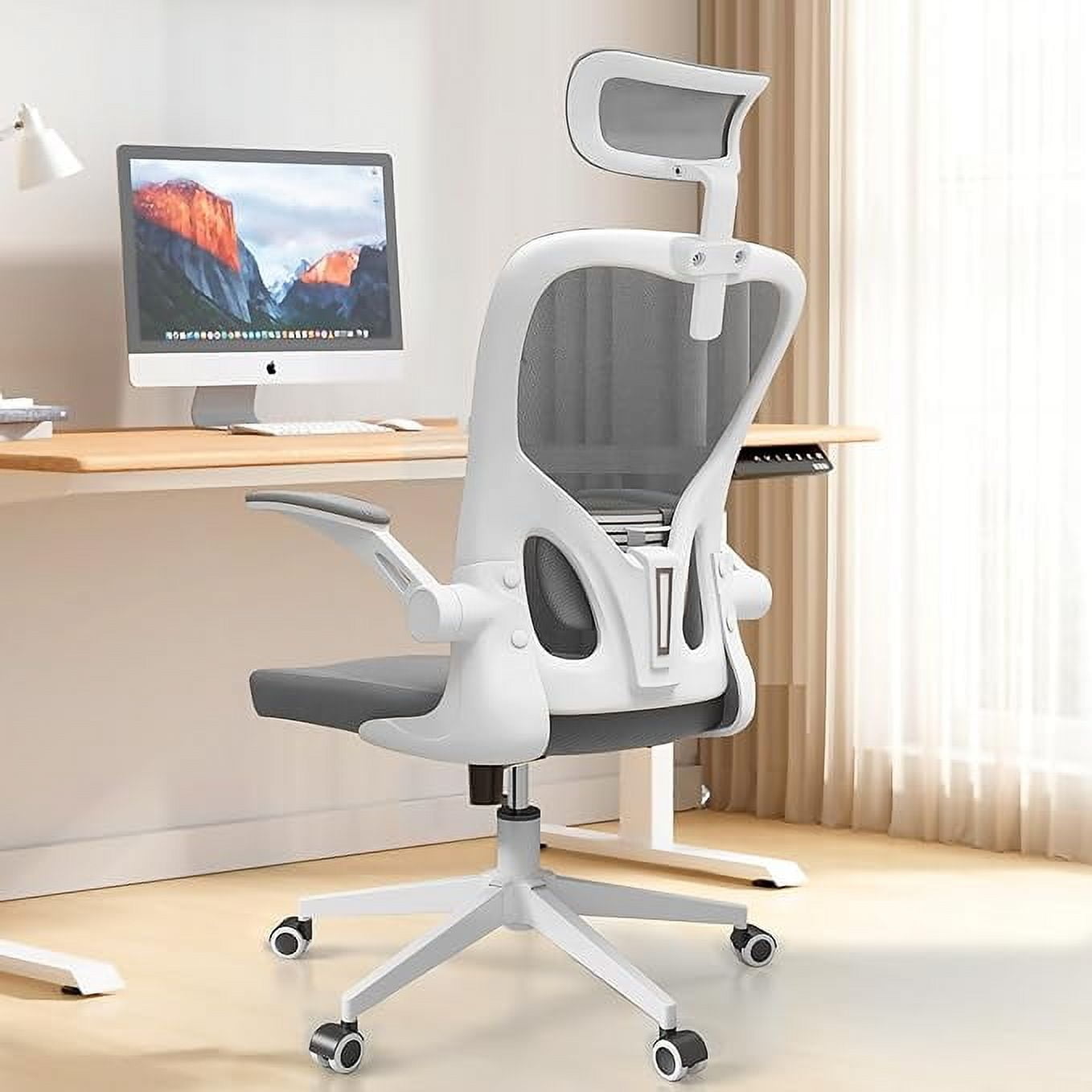 Monhey Office Chairs, Ergonomic Office Chair, Computer Chair with ...
