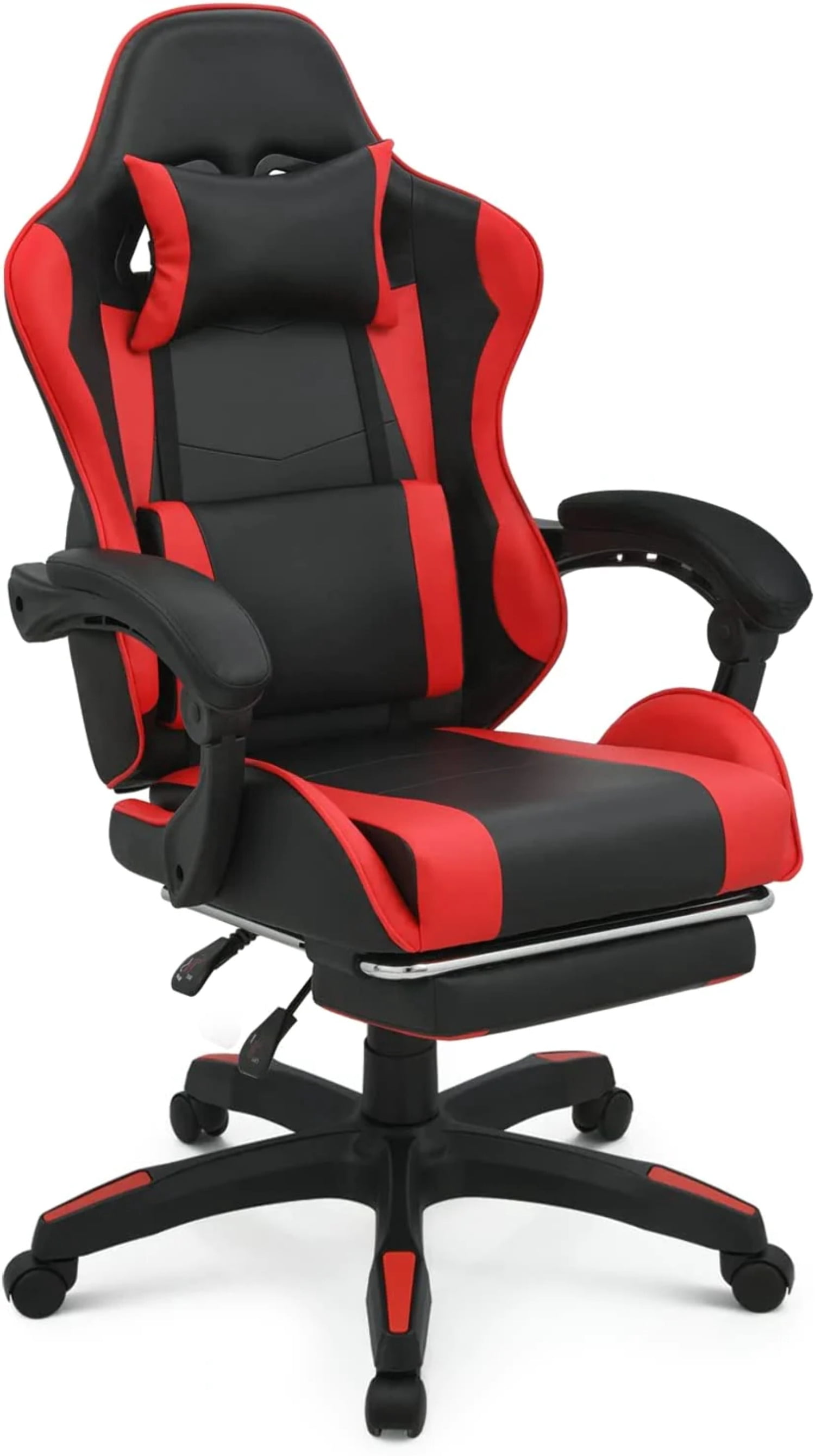 Monibloom Gaming Chair with Headrest Lumbar Support Ergonomic Computer ...