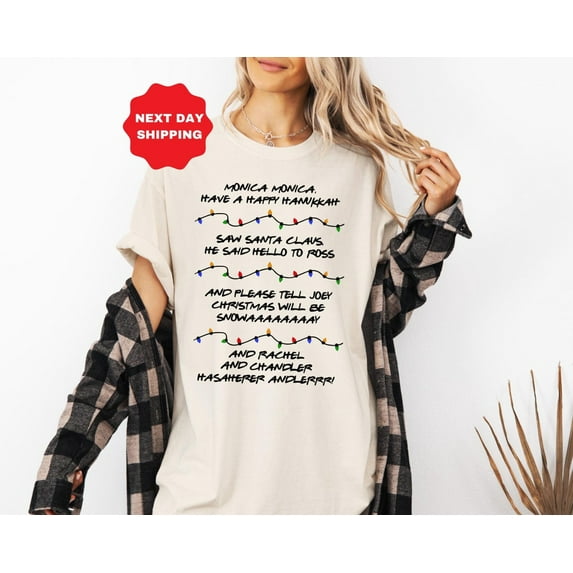 Monica Monica Have A Happy Hanukkah T-shirt, Shirt, Phoebe's Song Tee ...