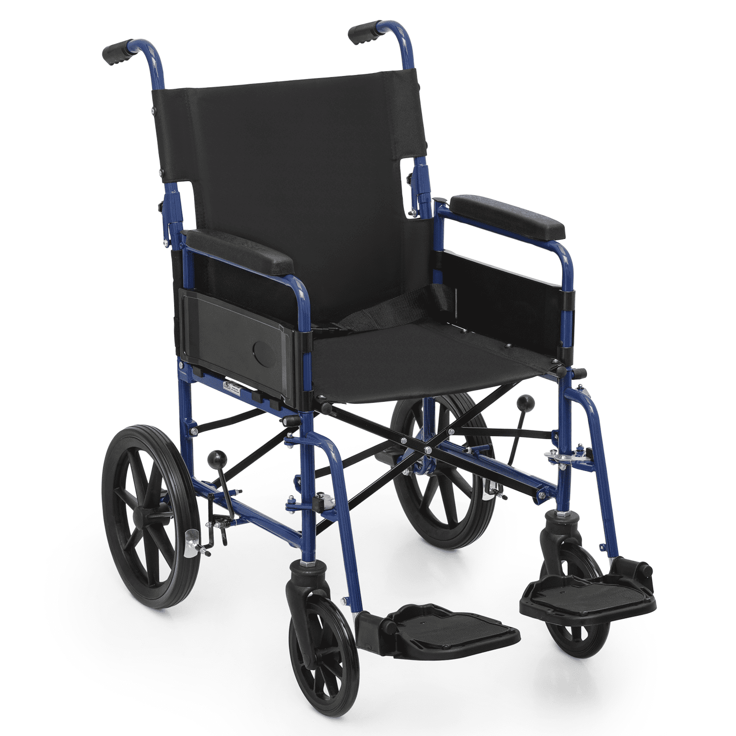 Monicare *FDA APPROVED* Transport Wheelchair With 18 inch Seat, Folding ...